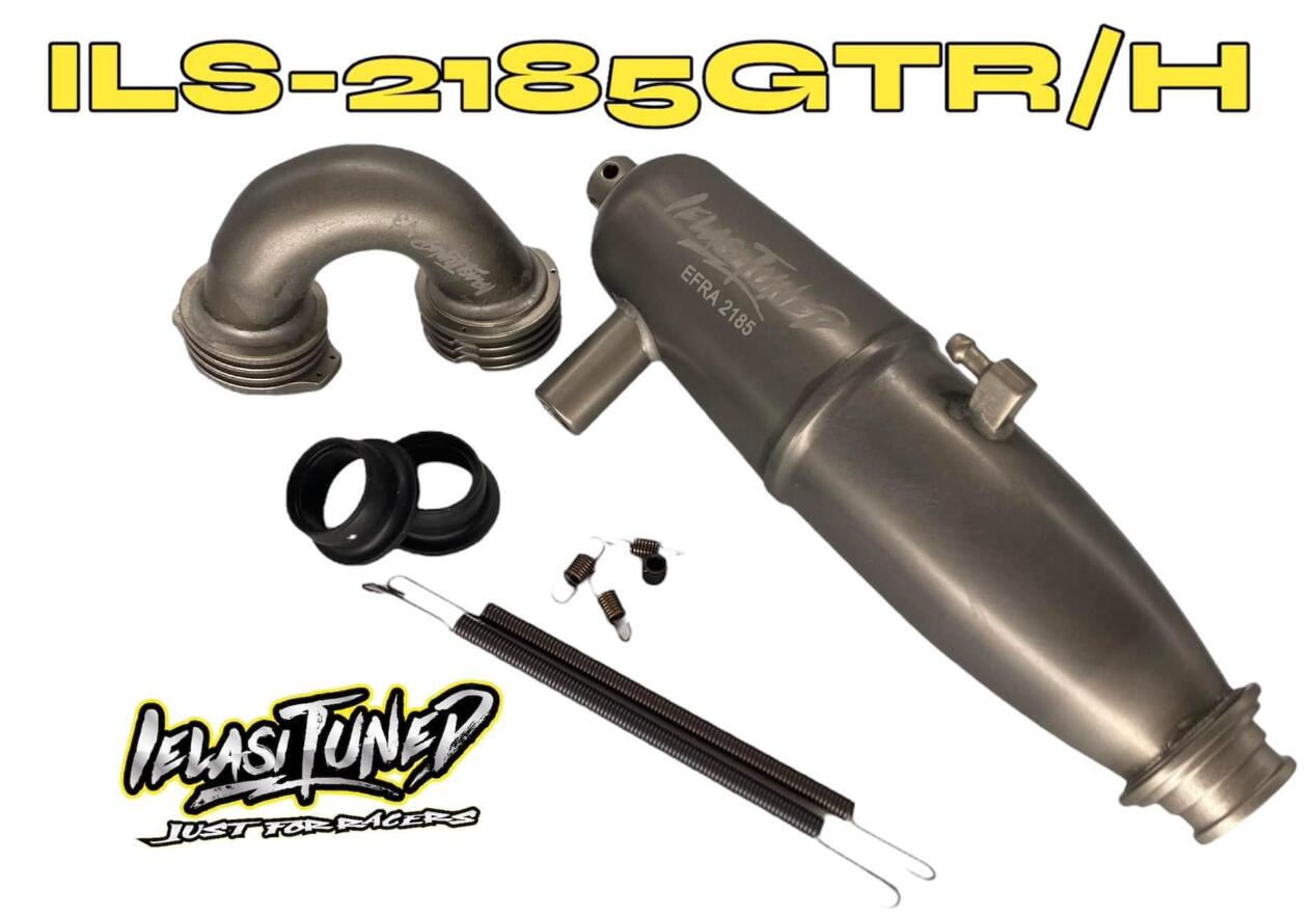 Ielasi Tuned EFRA 2185 GTR/H Hard coating .21 GT Exhaust Pipe set